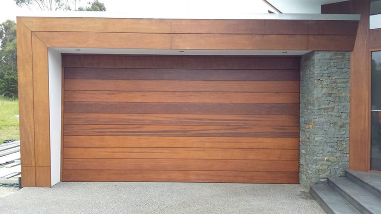 Merbau-Counterweight-Garage-Door | PDS Garage Doors